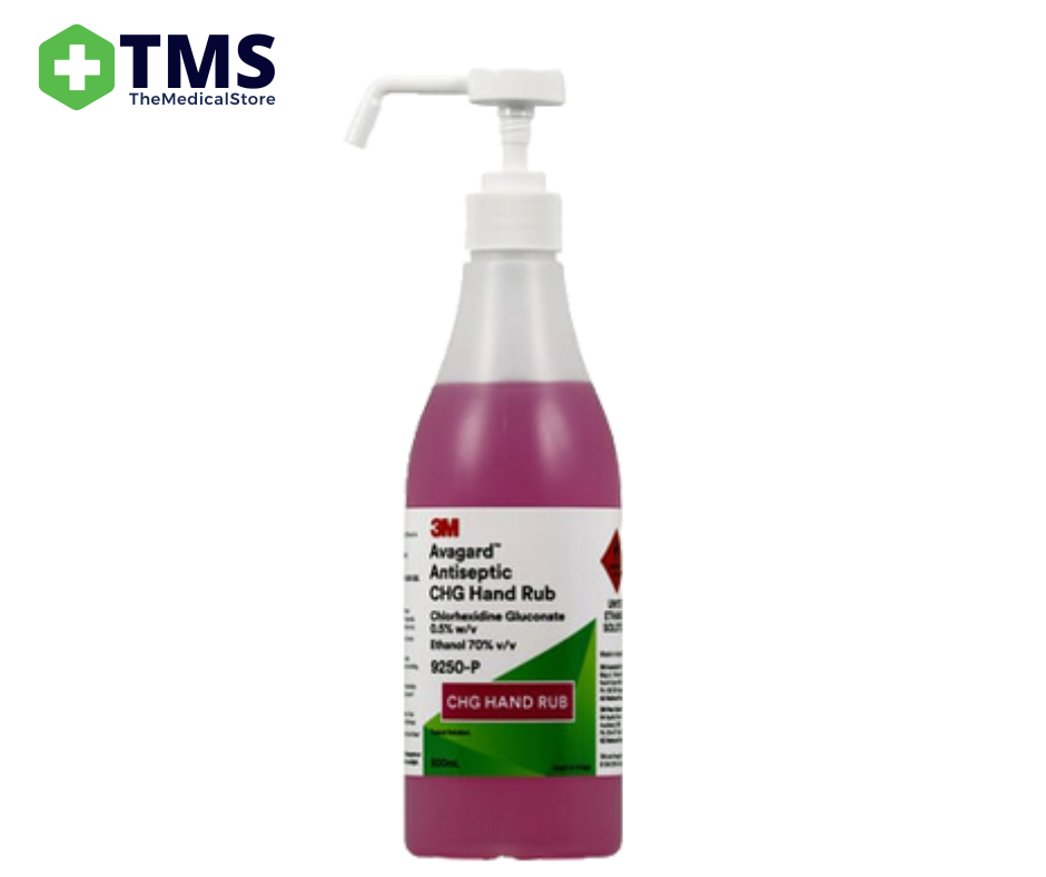 3M Avagard Antiseptic Hand Rub With Plunger 500ml 0.5% Chlorhexidine ...