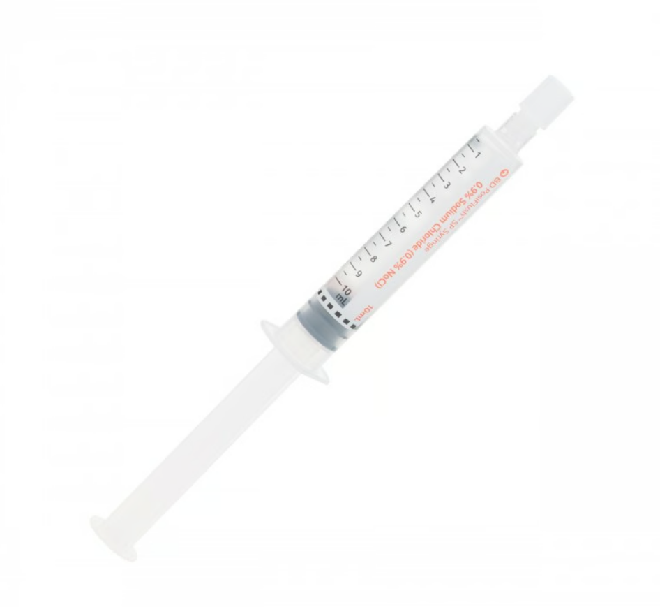 BD PosiFlush Saline Pre-filled Syringe 0.9 NaCl - 10ml – TheMedicalStore