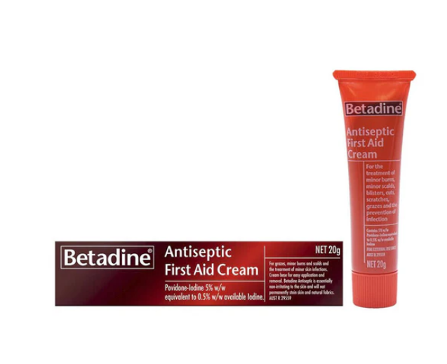 Betadine Antiseptic First Aid Cream 20g – TheMedicalStore