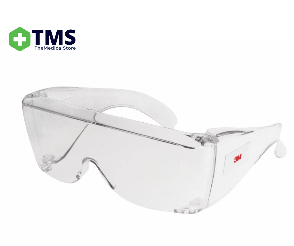 3M™ 2700 Series Clear Frame Clear Over Glasses Uncoated – TheMedicalStore