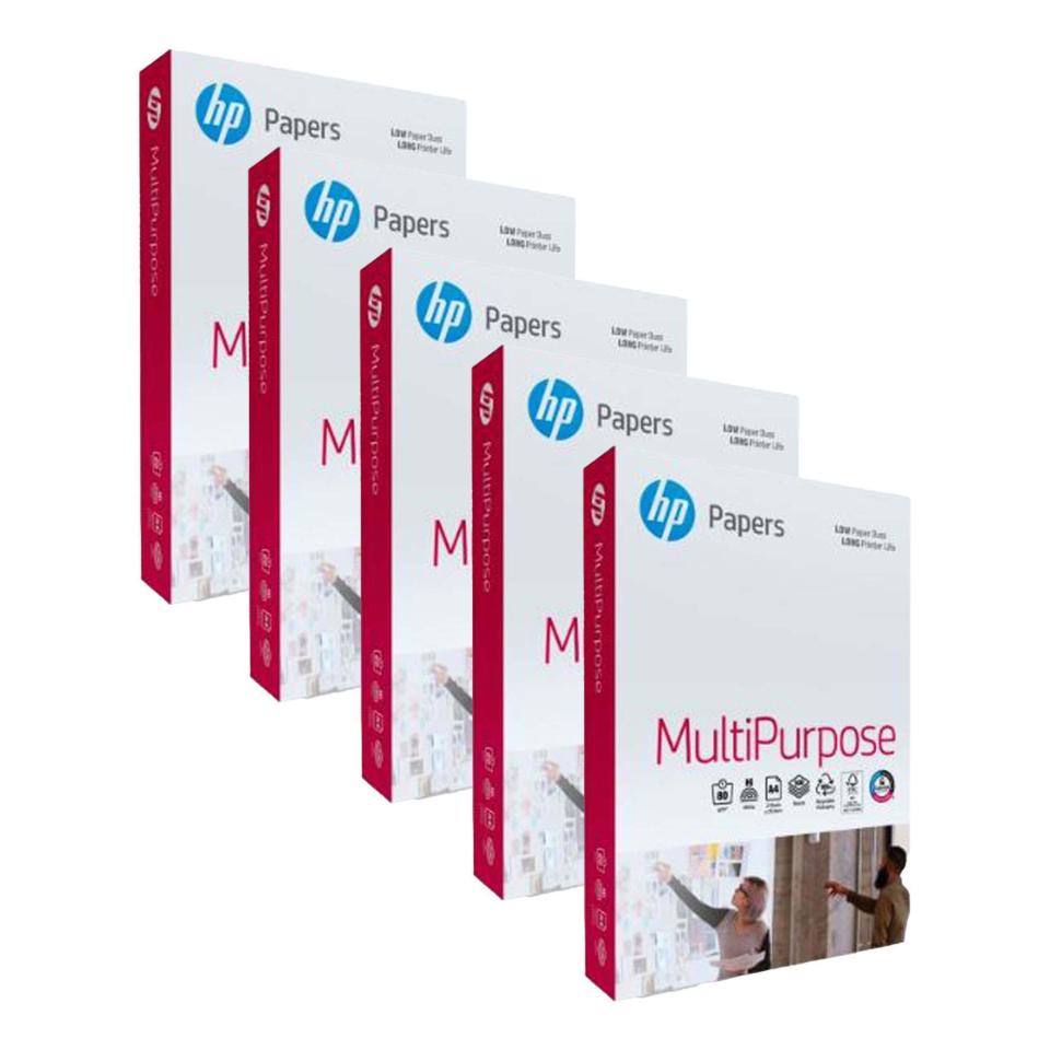 HP Multipurpose Copy Paper A4 80gsm White - Carton/5 Reams ...