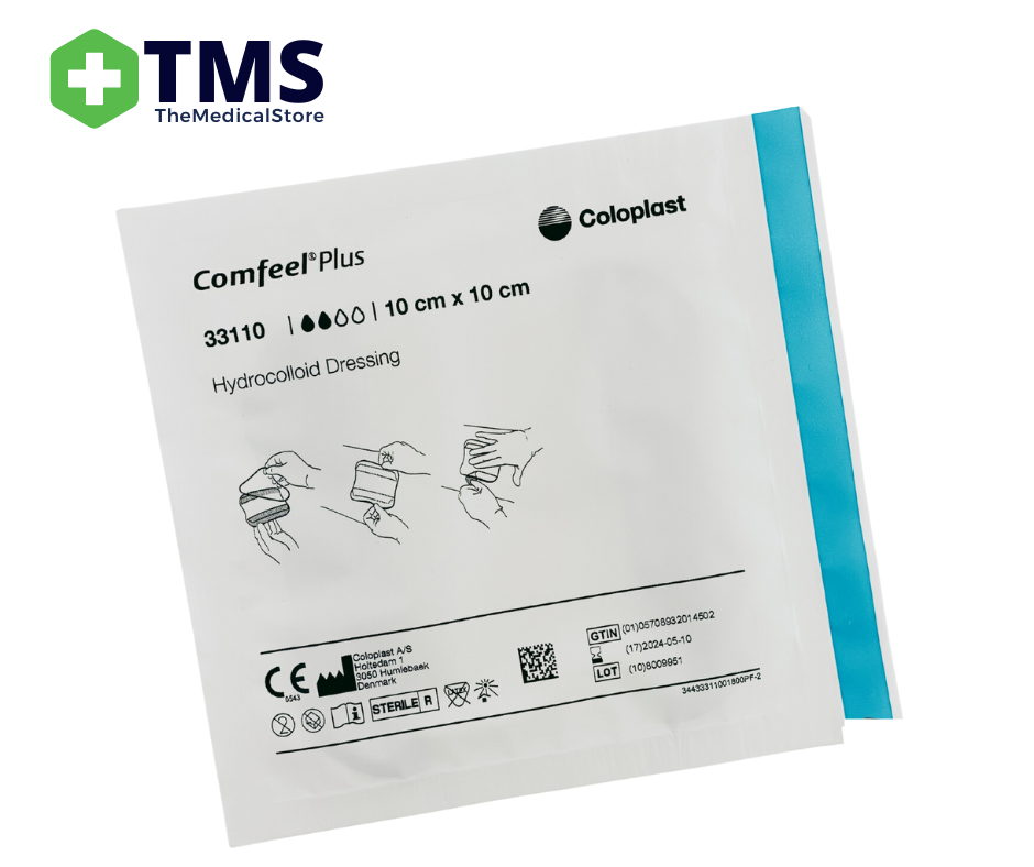 Coloplast Comfeel Plus Transparent Dressing 10cm X 10cm – TheMedicalStore