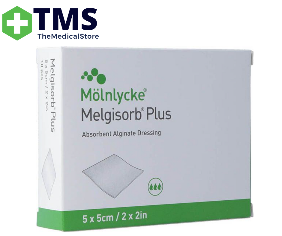 Melgisorb Plus Absorbant Alginate Dressing 5cm x 5cm – TheMedicalStore
