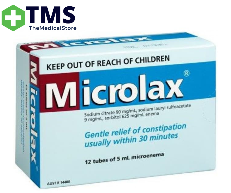 Microlax Enema 5ml - Box of 12 - (10012007) – TheMedicalStore
