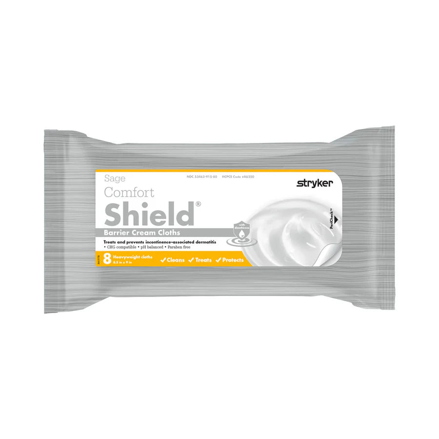 Sage Comfort Shield Barrier Cream Cloths | Pack of 8 – TheMedicalStore