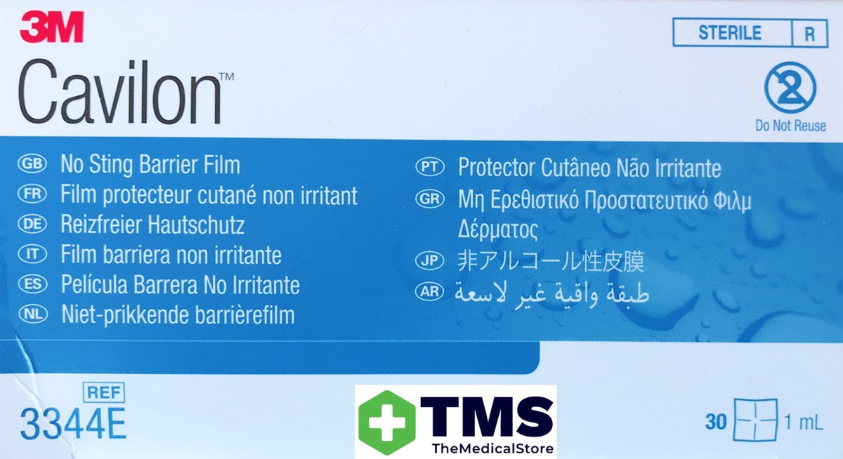 3M Cavilon No Sting Barrier Film 1mL Wipe 30/Box - 3343E – TheMedicalStore