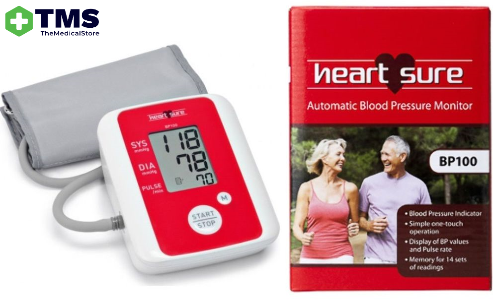 HeartSure Automatic Blood Pressure Monitor BP100 – TheMedicalStore